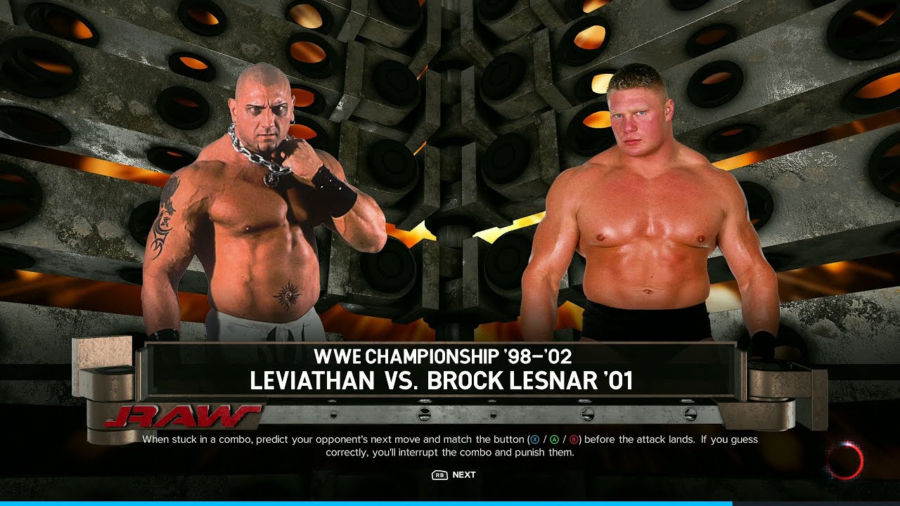 WWE 2K23 Batista vs Brock Lesnar - Battle of Powerhouses for Ultimate ...