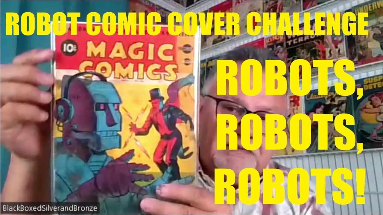 Top Ten Robot Comic Covers | Friday Challenge #robotcovers # ...