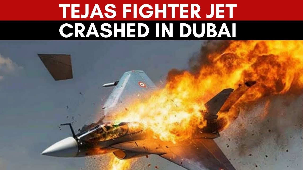 Tejas Crash: HAL Tejas Jet Crashes At Dubai Air Show Flying ...