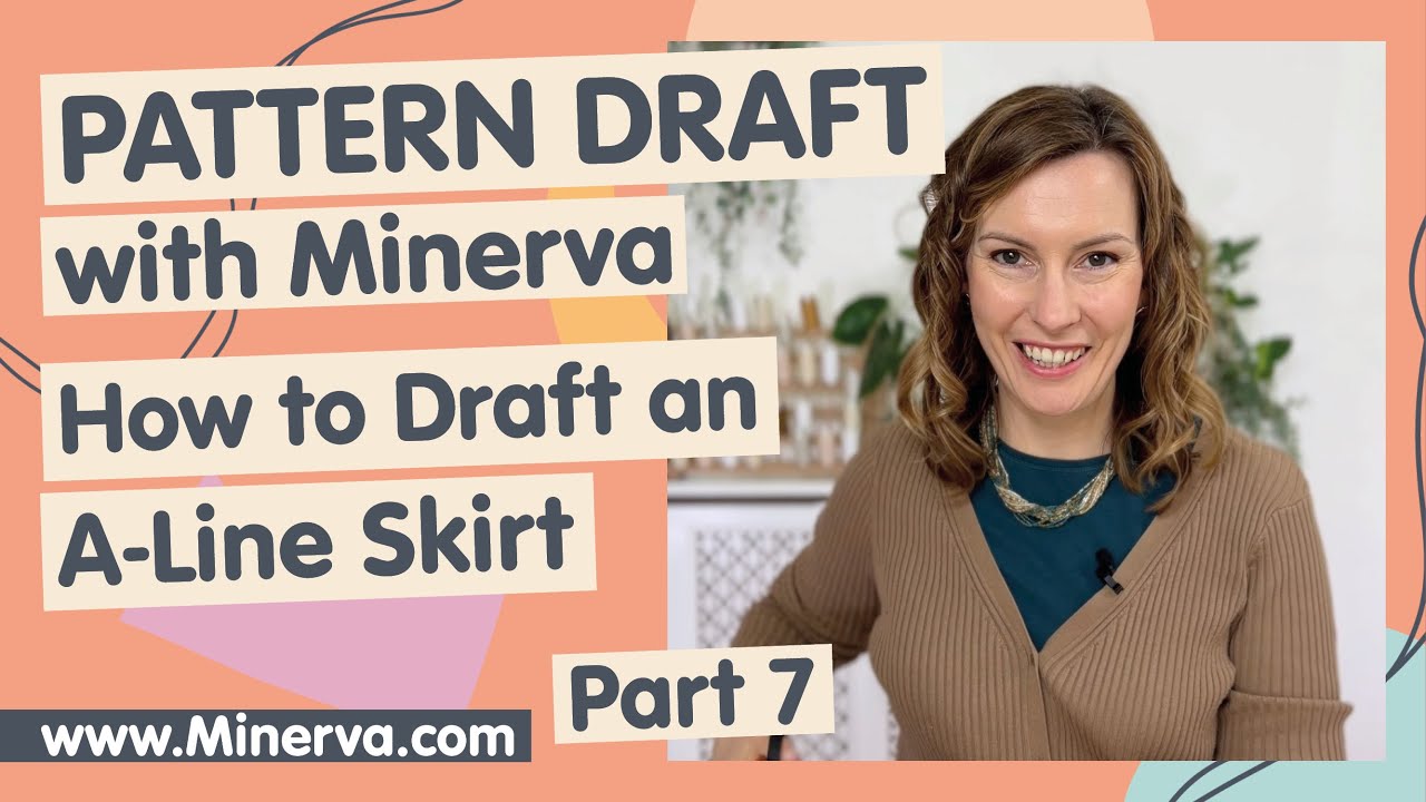 How to Pattern Draft | Skirts | Drafting an A-Line Skirt | Ep.7 - YouTube
