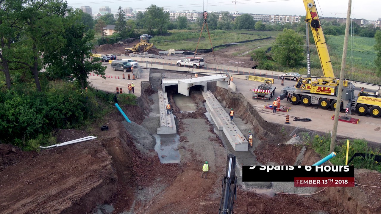 Trafalgar Accelerated Bridge & Culvert Construction - YouTube