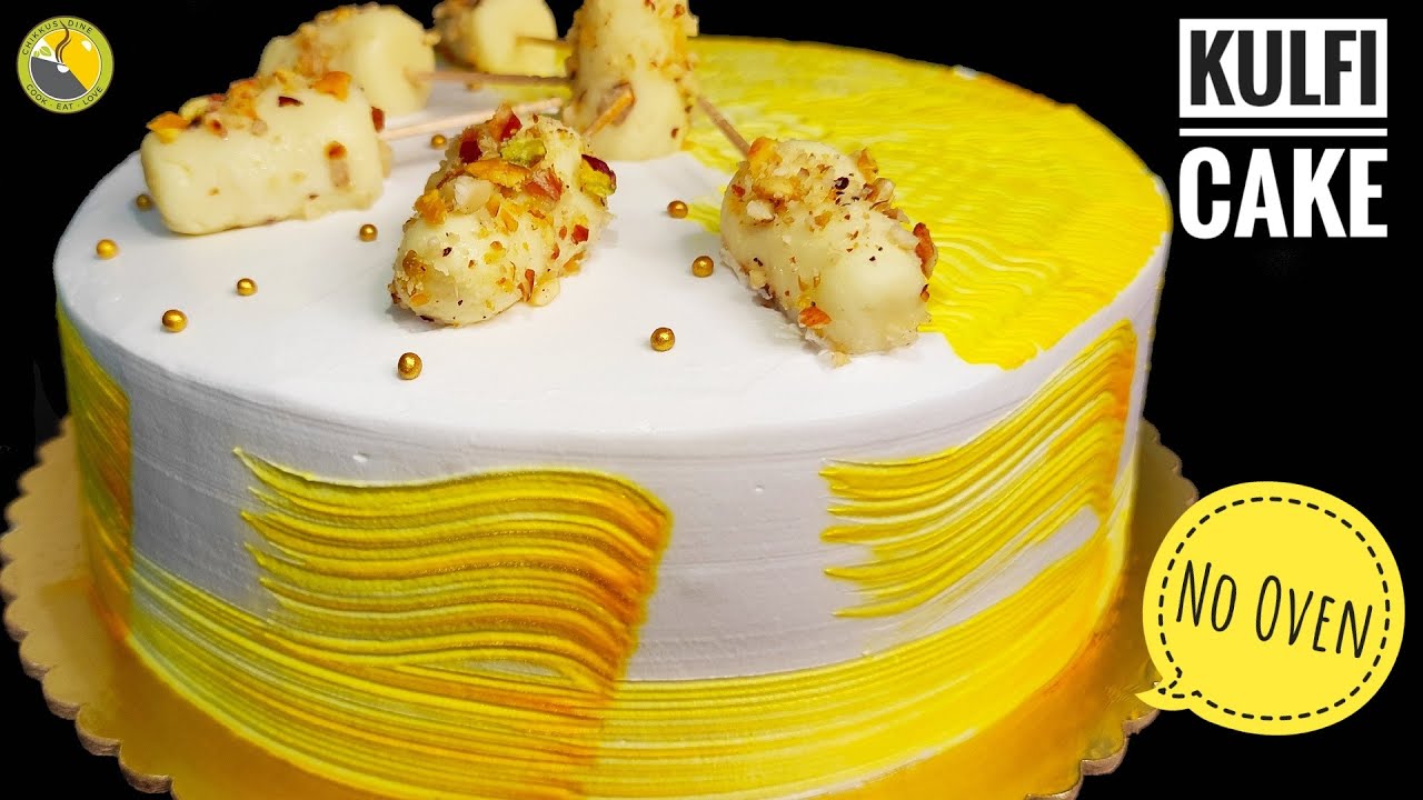 😋The most delicious KULFI CAKE| Kulfi Cake Recipe in Malayalam|Chikkus ...