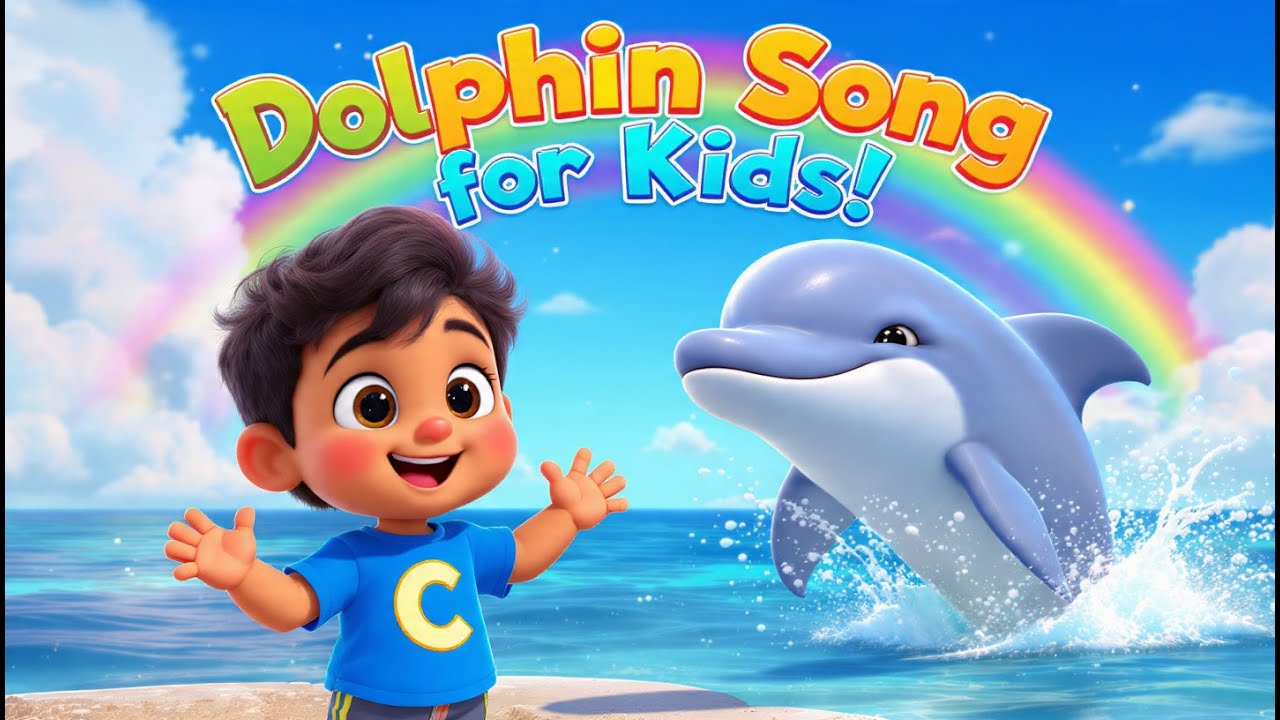Dolphin Song for Kids | Genius Chaklu | Fun Learning Rhyme | Nursery ...