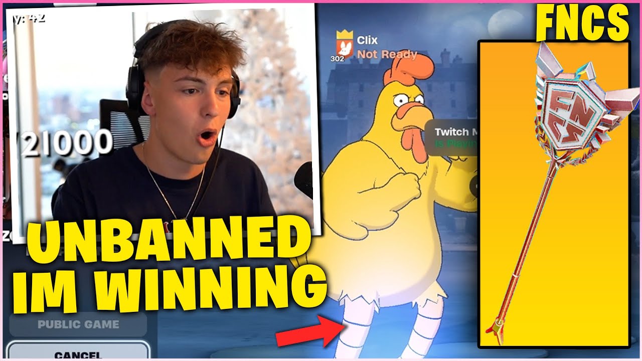 CLIX RETURNS To FNCS After BEING UNBANNED & Proves Hes READY To WIN ...