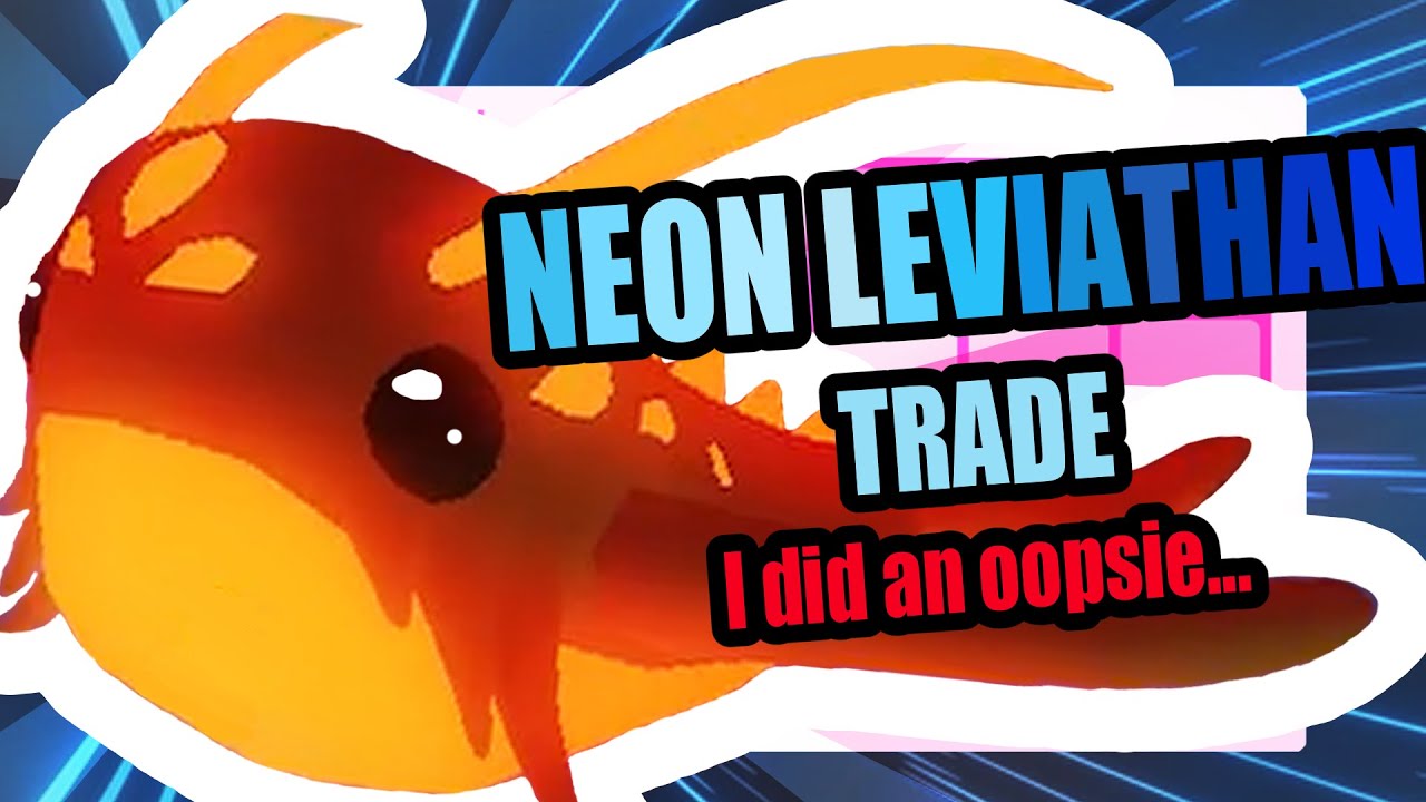 I GOT THIS HIGH TIER PET FOR NEON LEVIATHAN, but... || Adopt Me ...