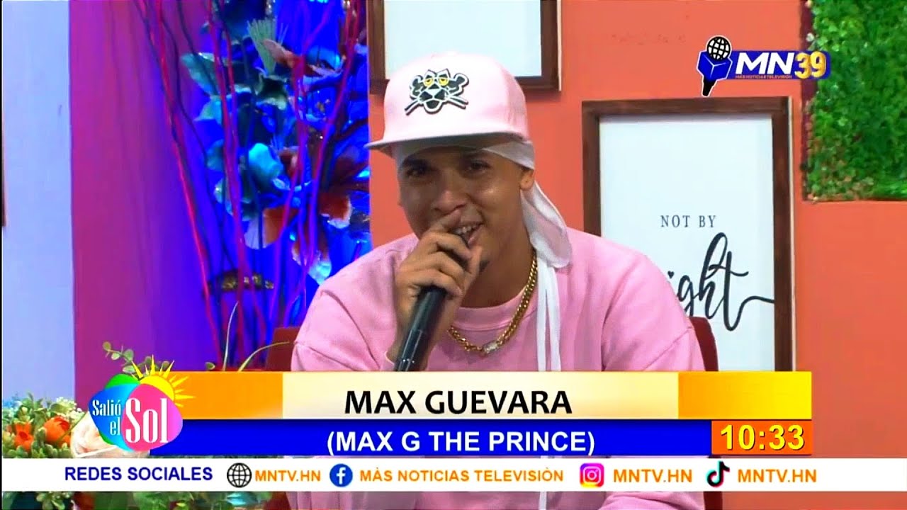MAX G THE PRINCE EN LA REVISTA SALIO EL SOL CANAL 39 - YouTube