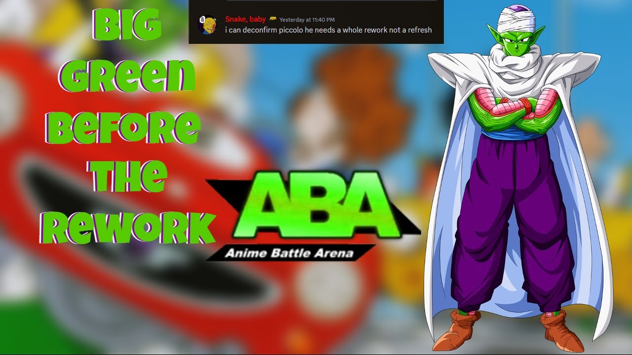 30 on 30 piccolo before his rework in aba!!! - YouTube