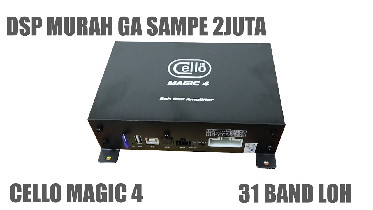 DSP mobil harga ga sampe 2 juta tapi 31 band? Review Cello Magic 4 ...