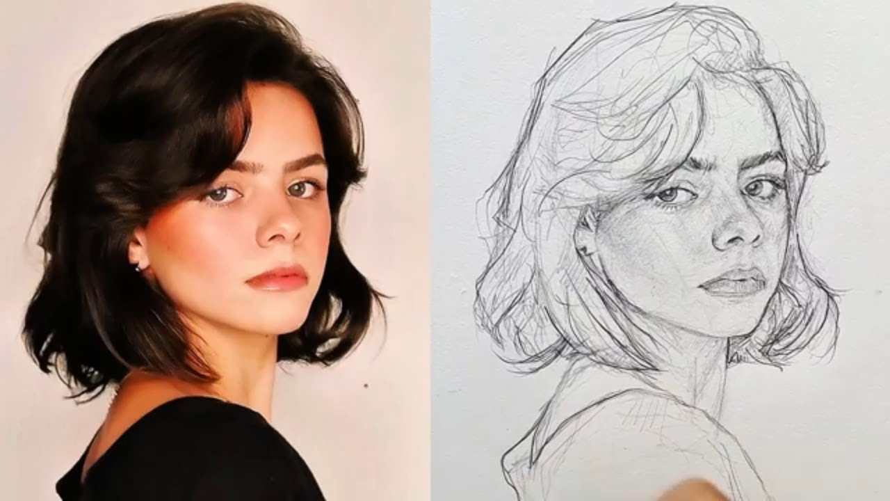 Maîtrisez l'art du dessin des portraits avec ce tuto - YouTube