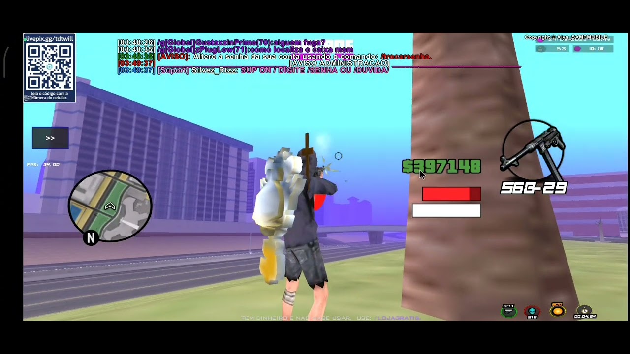 SAMP- APK 4 DEDOS + CLEO DE MOVIMENTAÇÃO PC - YouTube