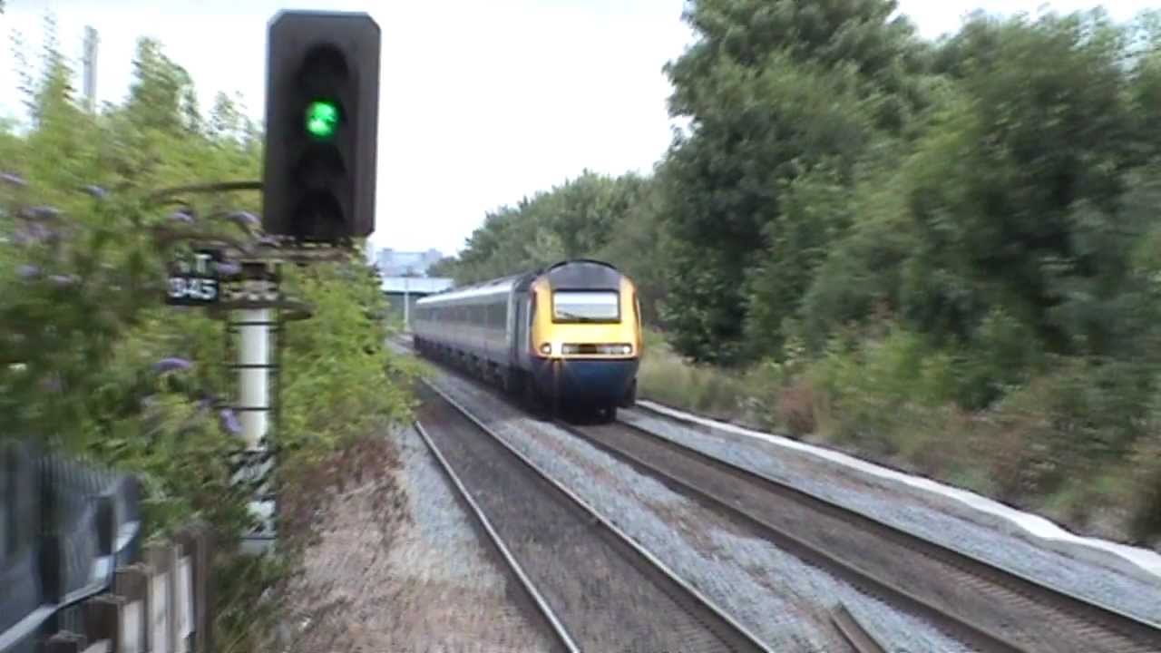 EMT HST passes through Beeston Station at speed 02/08/2012 - YouTube