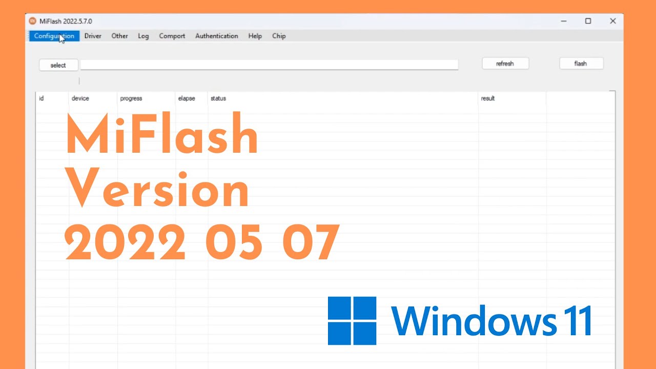 Install MiFlash 20220507 Di Windows 11 - YouTube