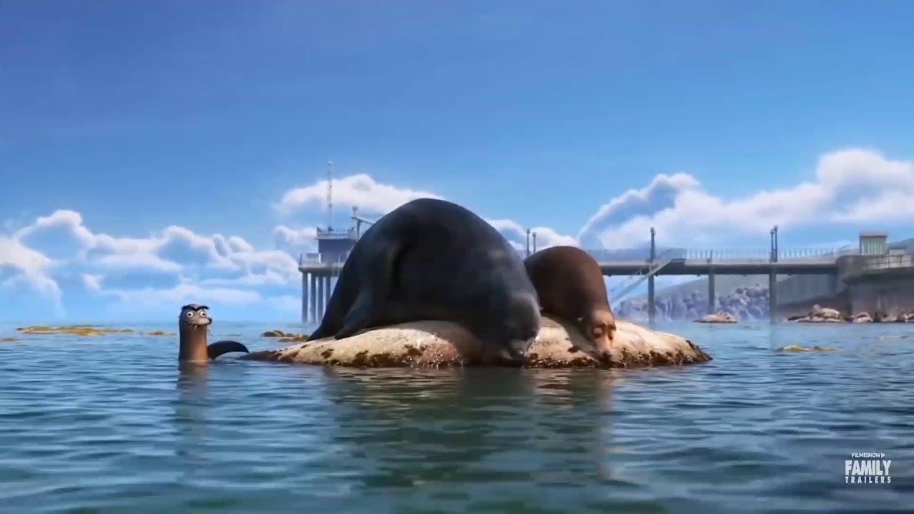 Funny moment of the finding dory short - YouTube