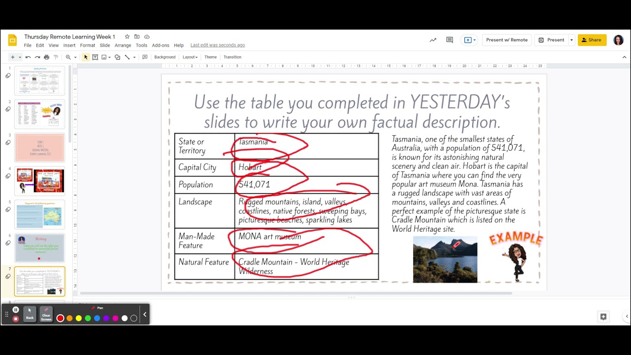 Thursday Remote Learning Week 1 - Google Slides - YouTube