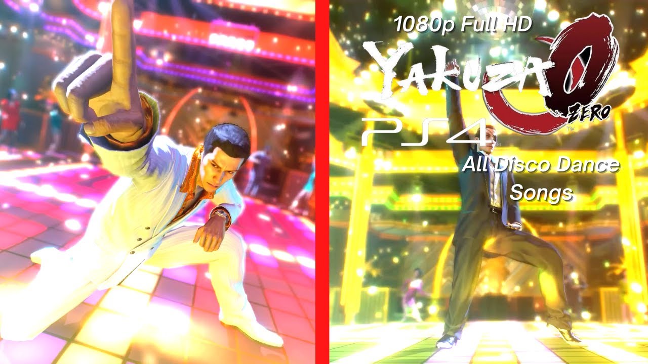 Yakuza 0 (PS4) - All Disco Dance Songs (HARD) - YouTube