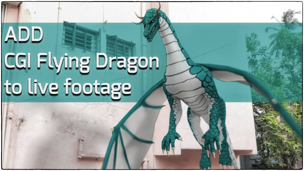 Adding CGI Flying Dragon to live footage | Blender tutorial - YouTube