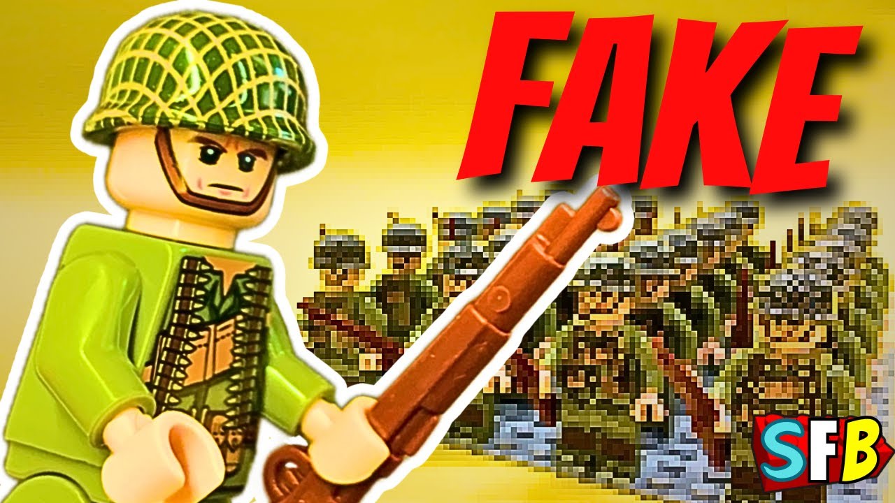 FAKE Lego U.S. Army Soldiers Review - YouTube