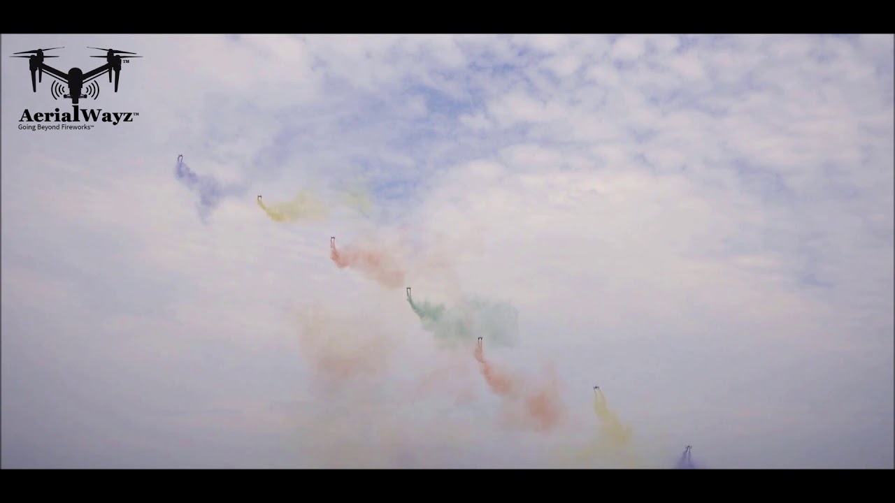Smoke Drone Show. - YouTube