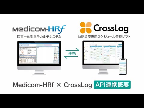 【WEMEX】医事一体型電子カルテシステム Medicom HRf 訪問診療専用スケジュール管理ソフトCross Log 連携動画 - YouTube