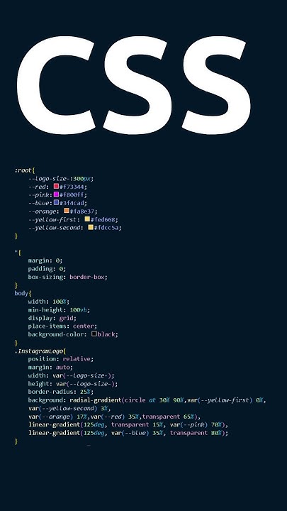 Instagram Logo with HTML and CSS | #shorts #myfrontend #webdeveloper - YouTube