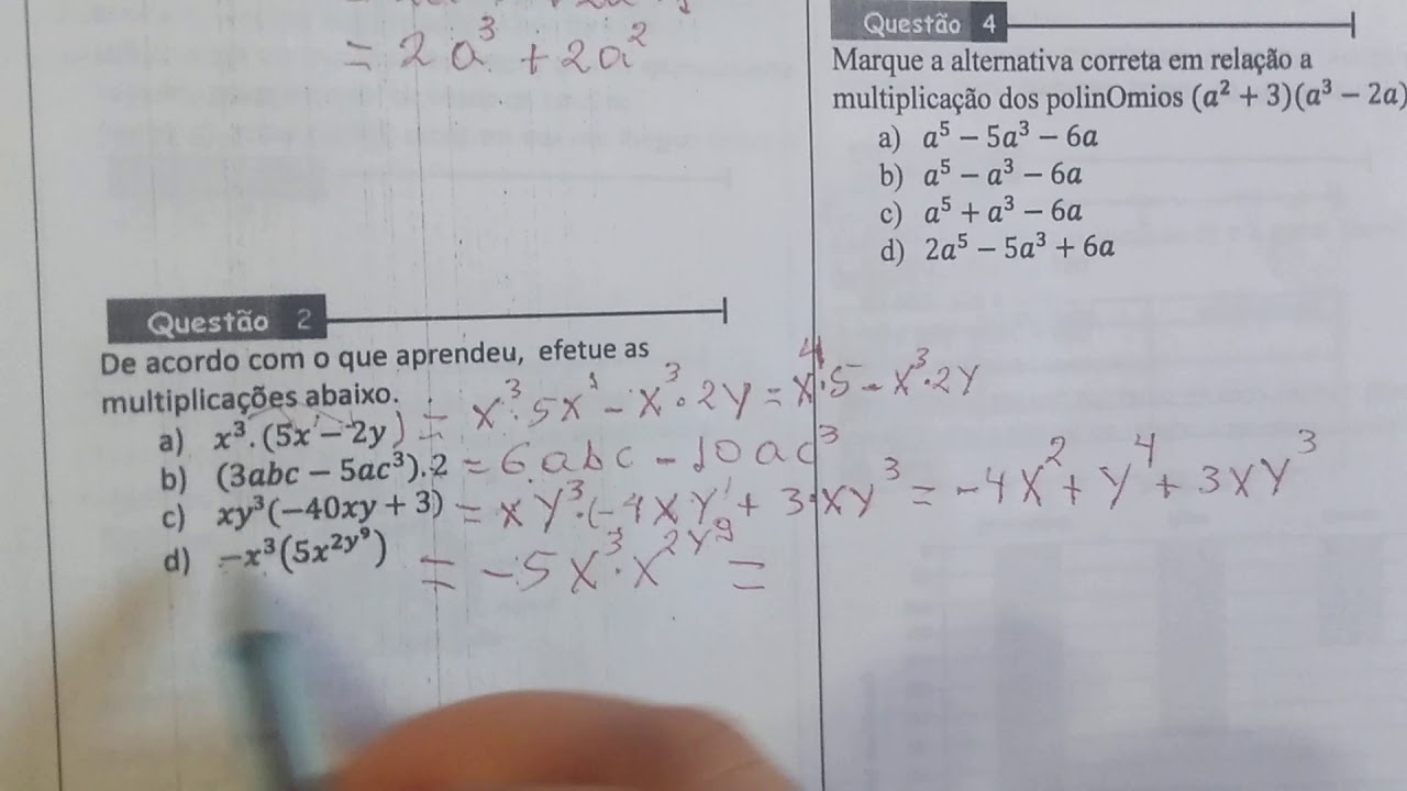 Expressões algebricas 8° ano - YouTube