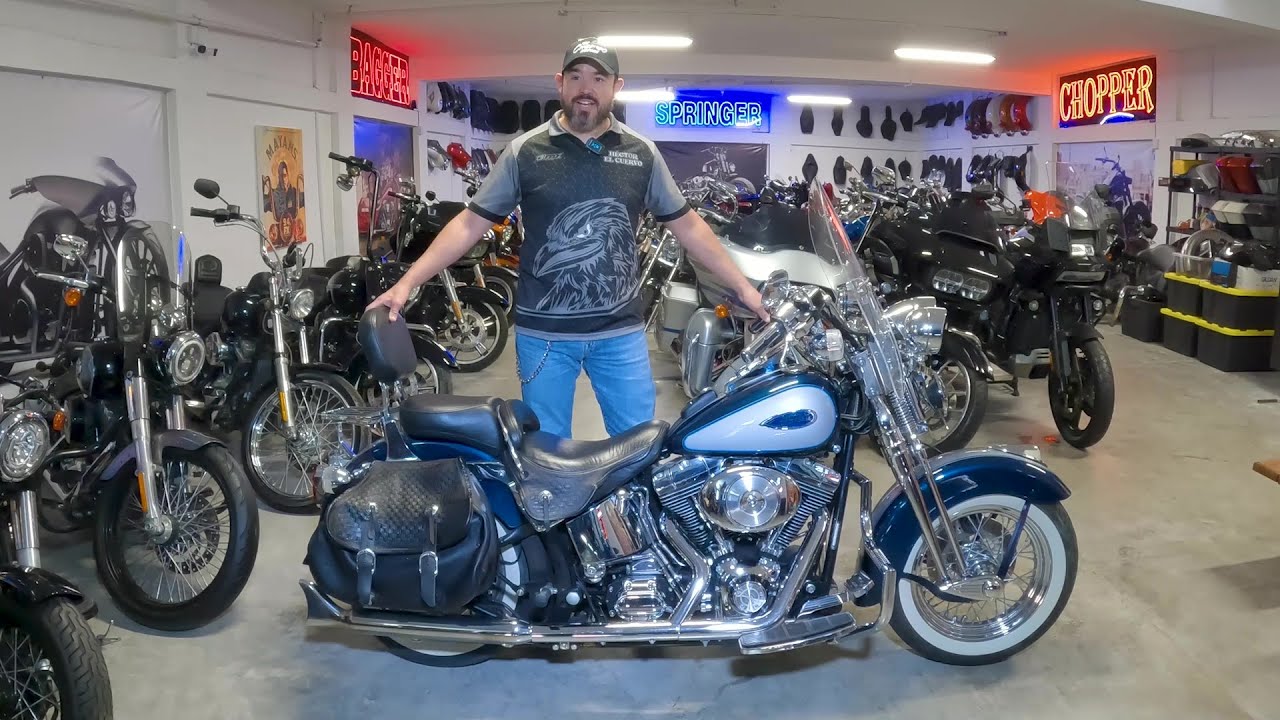 Motocicleta Harley Davidson Heritage Springer Softail Classic 2001 ...