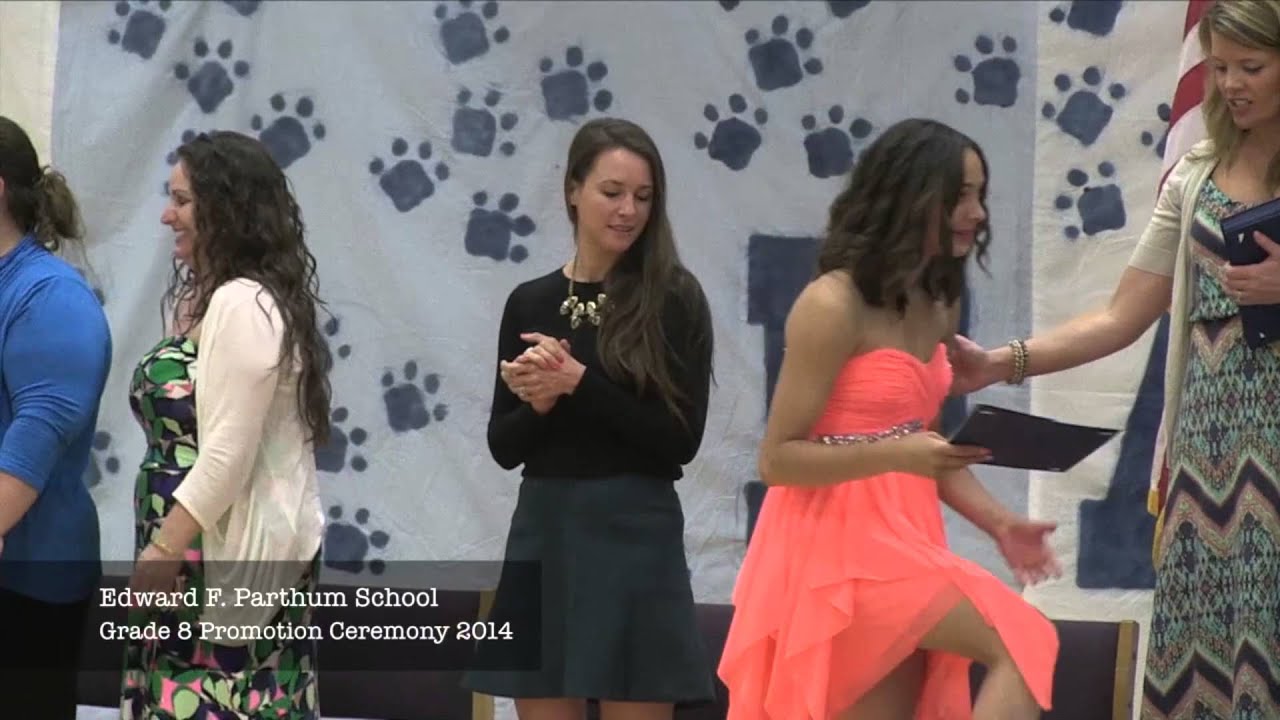Edward F. Parthum School Grade 8 Promotion - YouTube