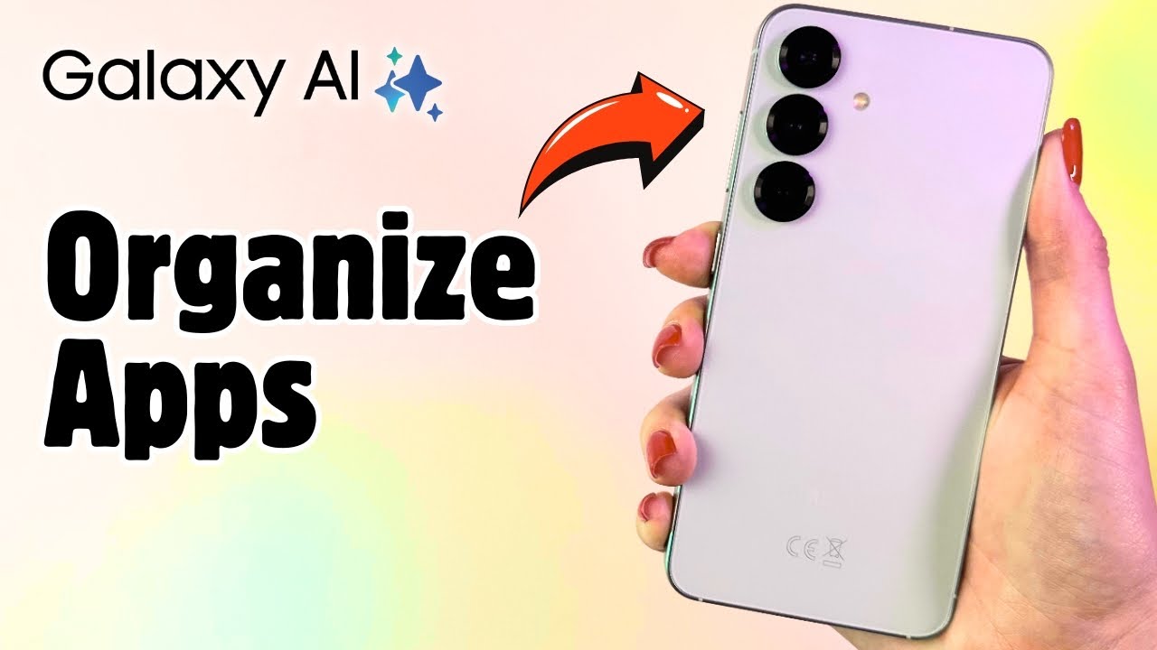 How to Create Folders in App Drawer on Samsung Galaxy S25 - YouTube