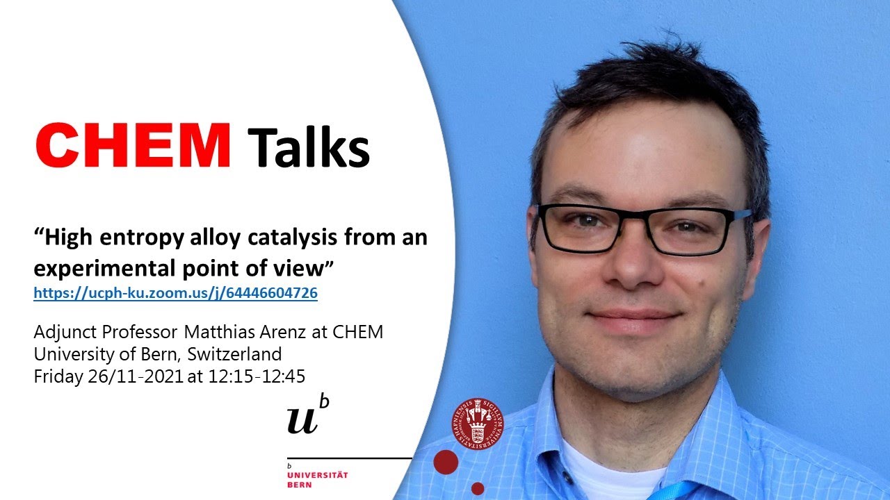 CHEM Talks by professor Matthias Arenz - YouTube