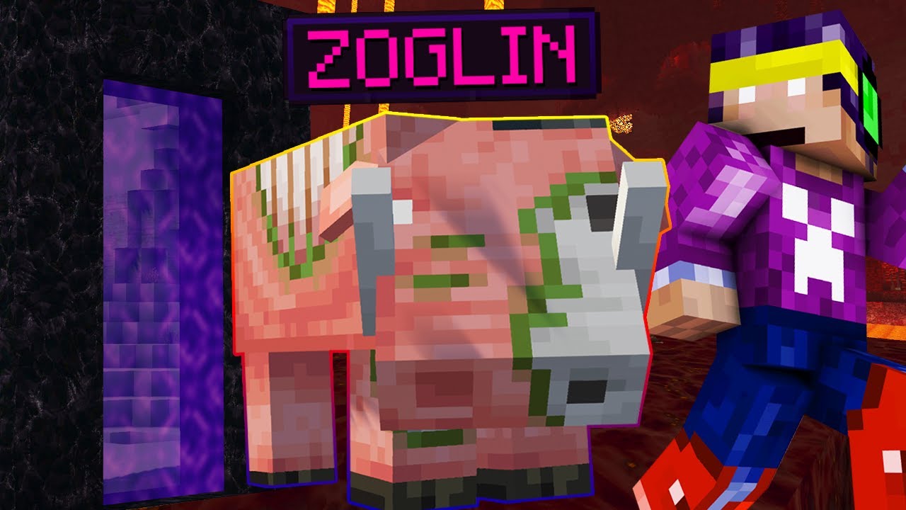 Cat de GREU este sa faci UN ZOGLIN pe Minecraft? (ZOMBIE HOGLIN) - YouTube