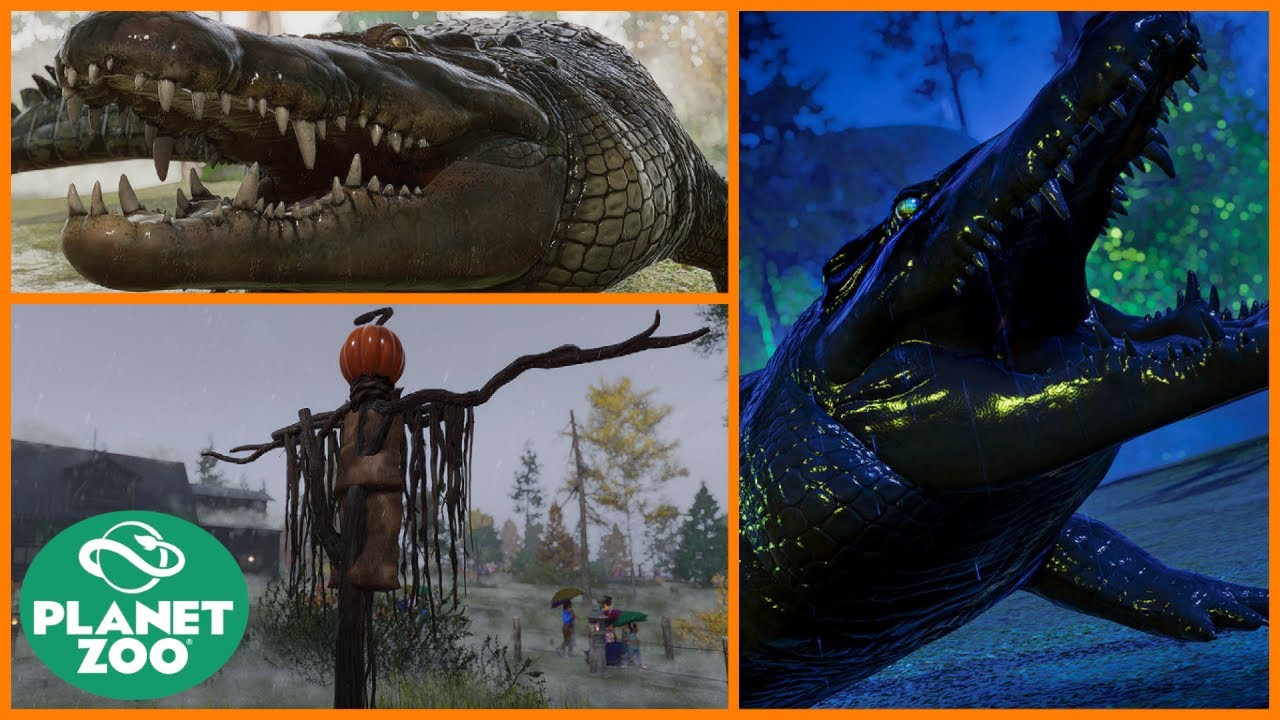 SPOOKY HALLOWEEN SWAMP || Planet Zoo [No Commentary] - YouTube