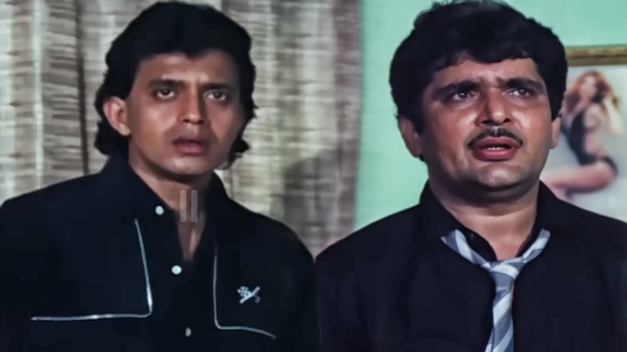 मिथुन ने रजा मुराद को गुंडो से बचाया | Rajoo Dada Movie Superhit Scene ...