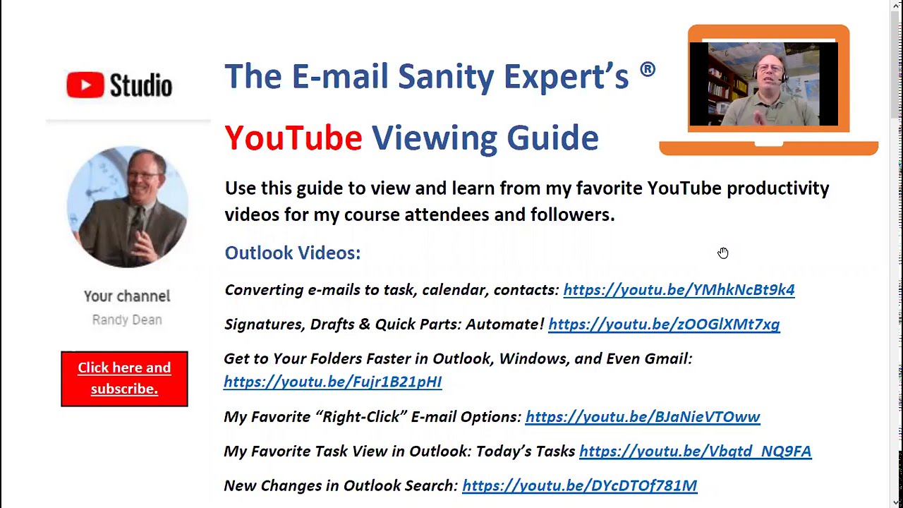 YouTube Subscriber Milestone PDF Gift Video -- Free PDF with Links to ...