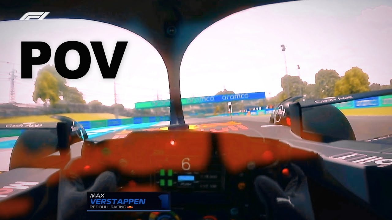 VISOR CAM: Max Verstappen's F1 2023 Hungarian GP Qualifying Lap | # ...