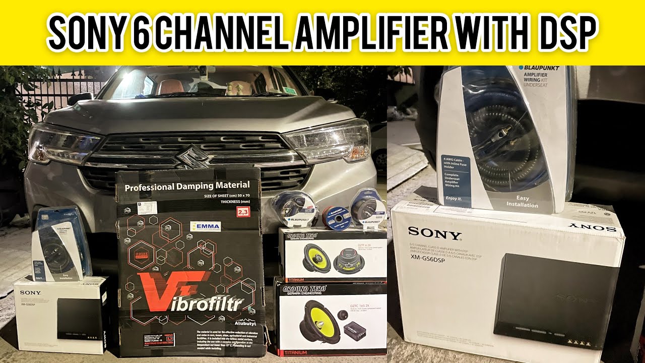 Maruti XL6 Audio Upgrade | 100 RMS | Sony GS6 6 Channel Amplifier DSP ...