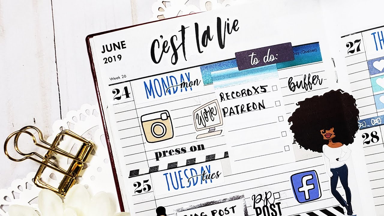DOLLAR TREE PLANNER Social Media Weekly PLAN WITH ME - Week 26 ...