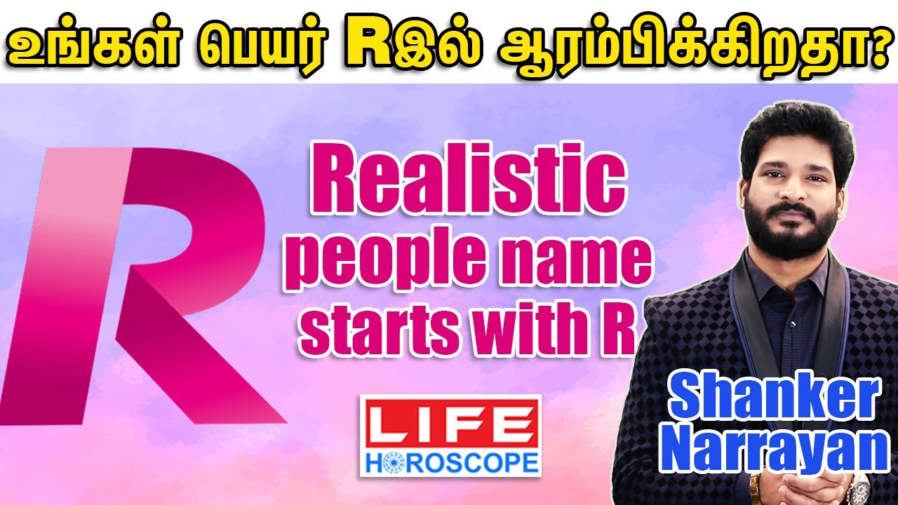 People Whose Names Starts with #R | Lucky Letter R | Numerology Name ...