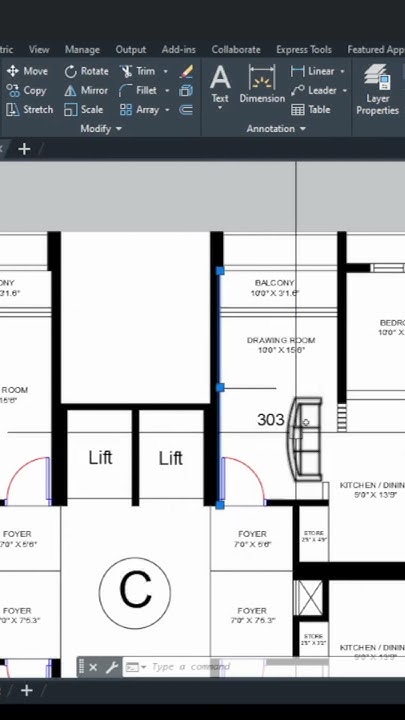 Mid-Between Two Points by M2P! | AutoCAD Tips & Tricks | Nemi Designing Center | # ...