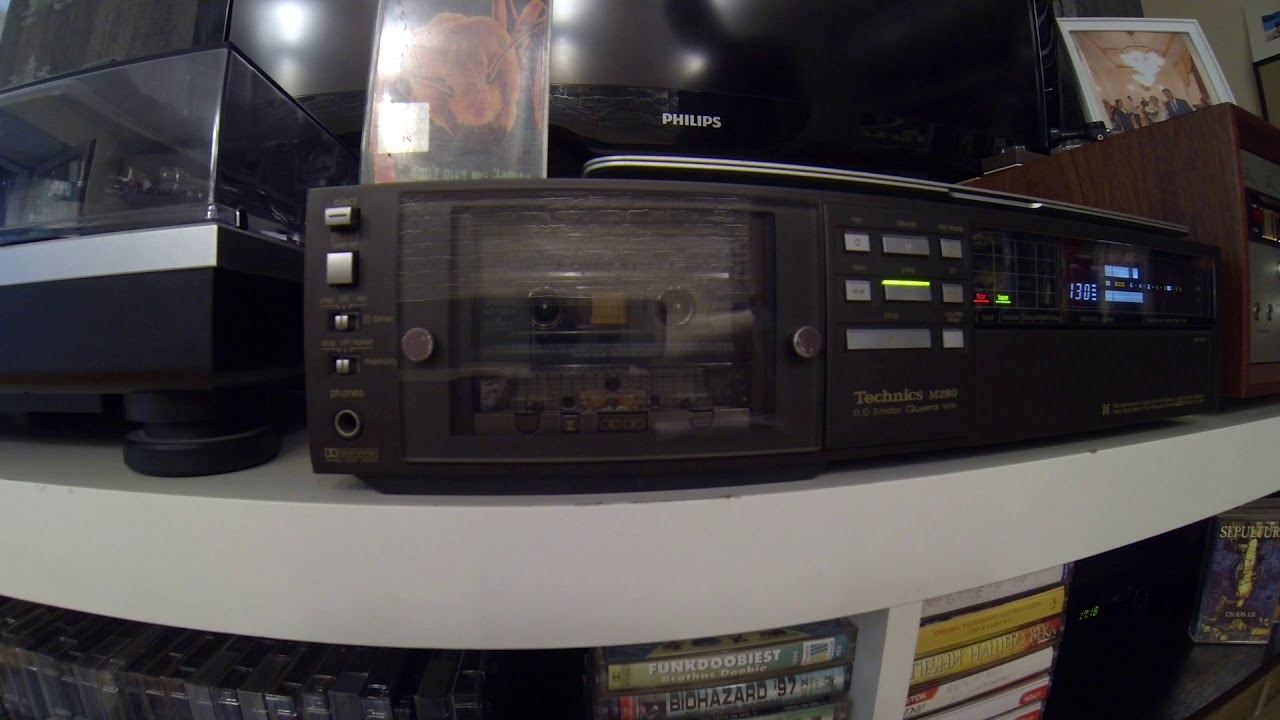 Technics RS-M280 Vintage cassette deck - YouTube