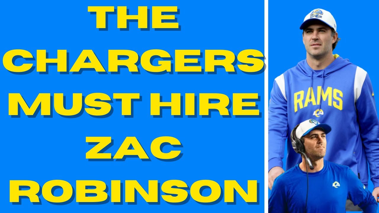 The Los Angeles Chargers NEED TO HIRE Zac Robinson as their new OC ...