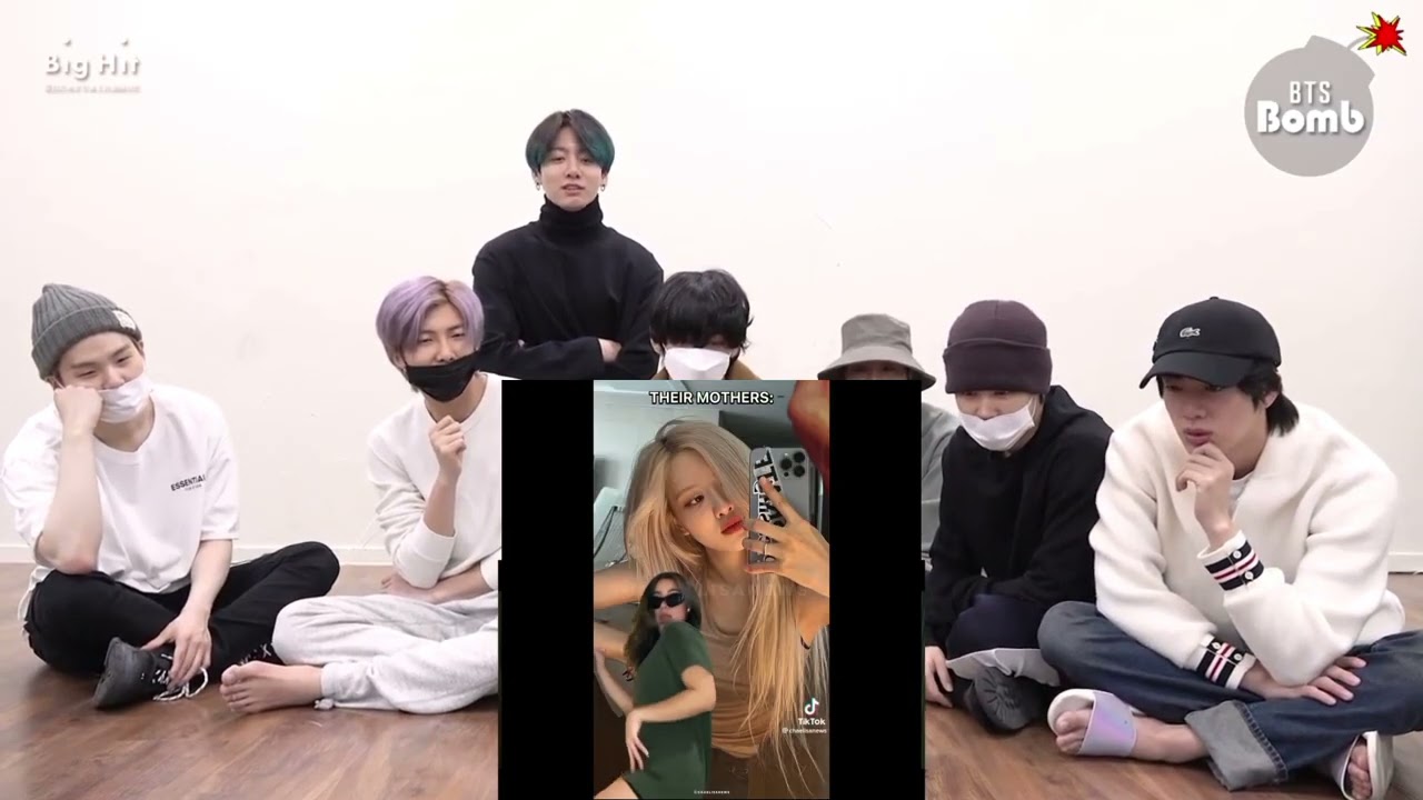 bts reaction bp tiktok 2 - YouTube