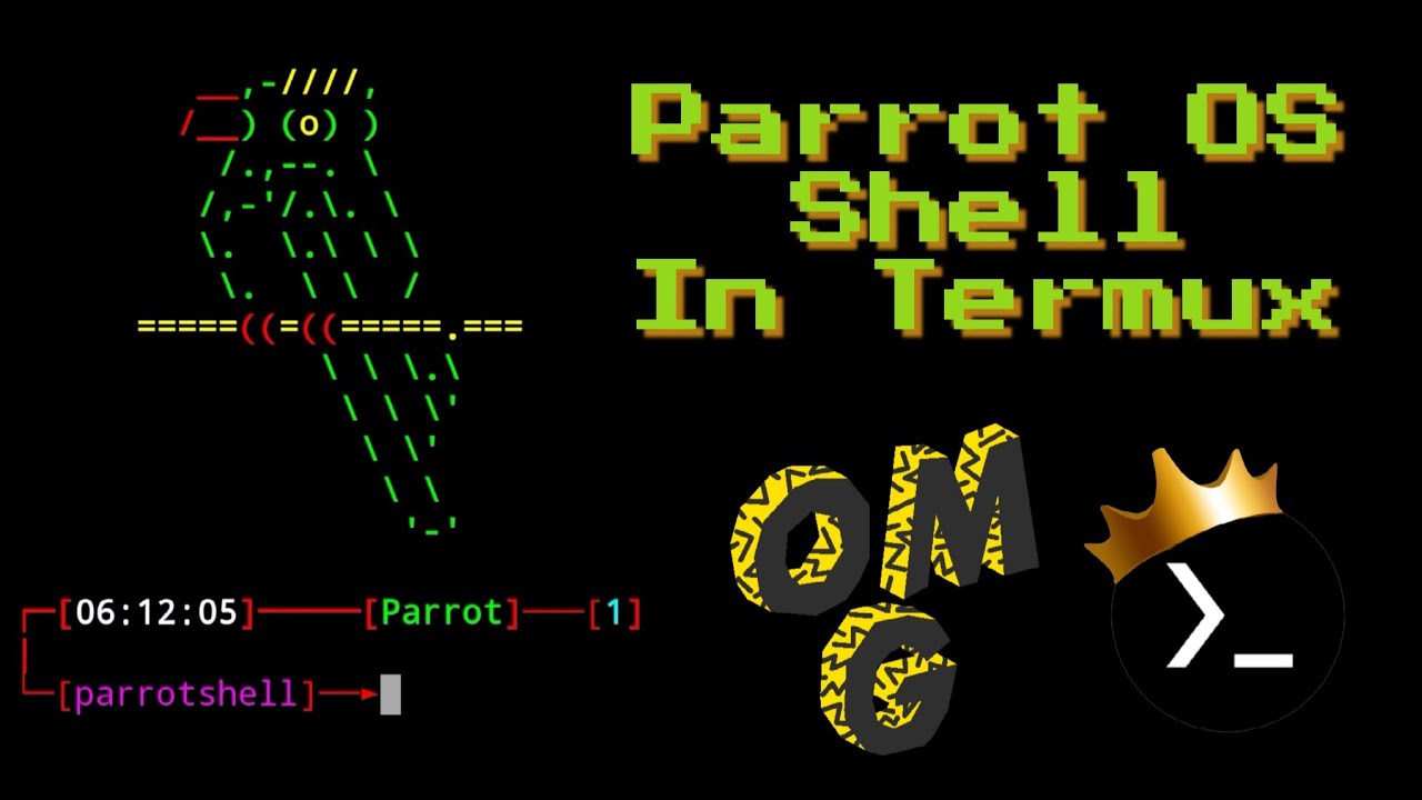 Termux Script For Install Parrotshell In Termux Parrot Os Shell In Termux No Root 2020