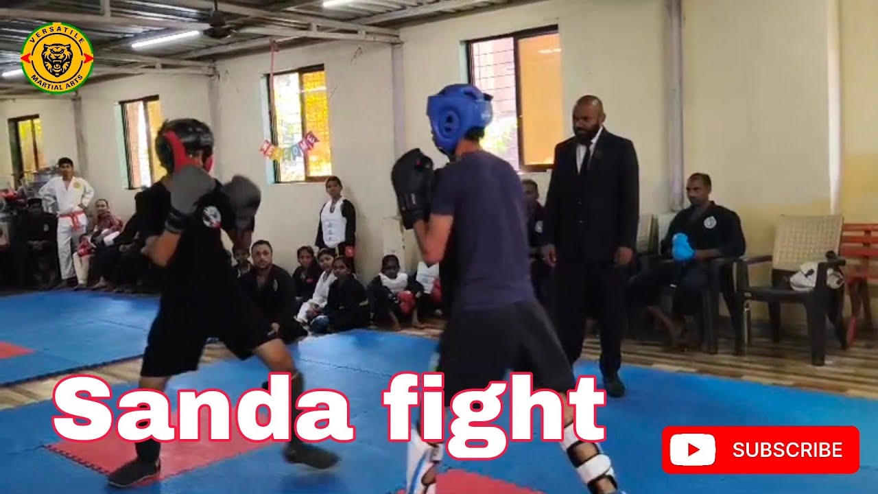 SANDA FIGHTS Chinese kickboxing style trending - YouTube