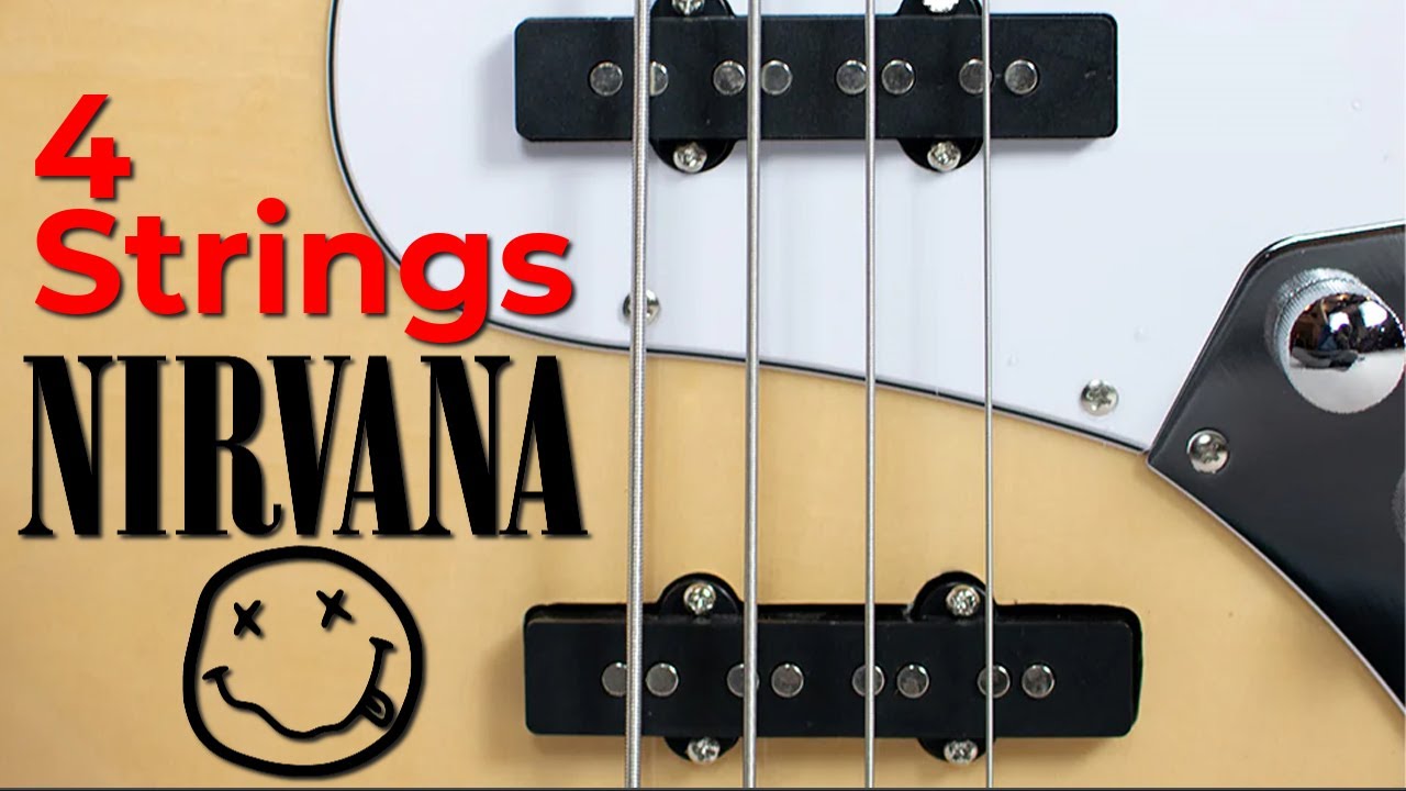 NIRVANA - School (Lyrics and Cover with 4 String Guitar) - YouTube
