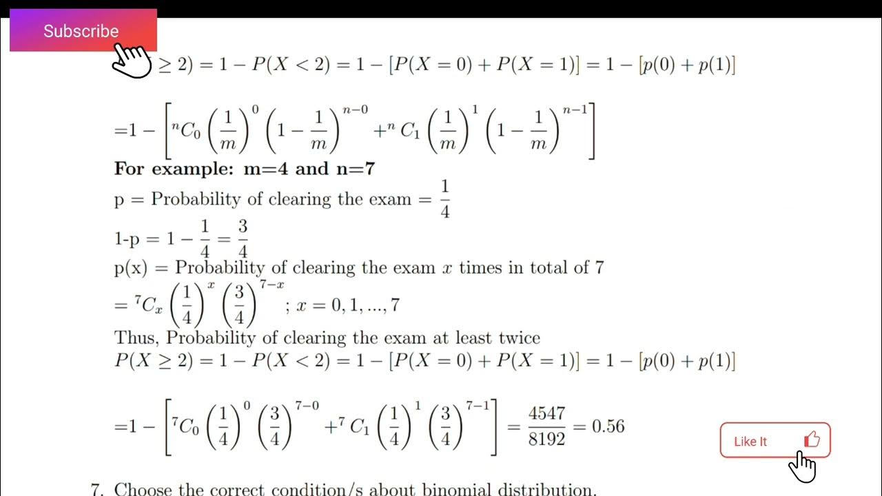 Statistics Week 11 Graded Assignment | IITM BS Data Science - YouTube