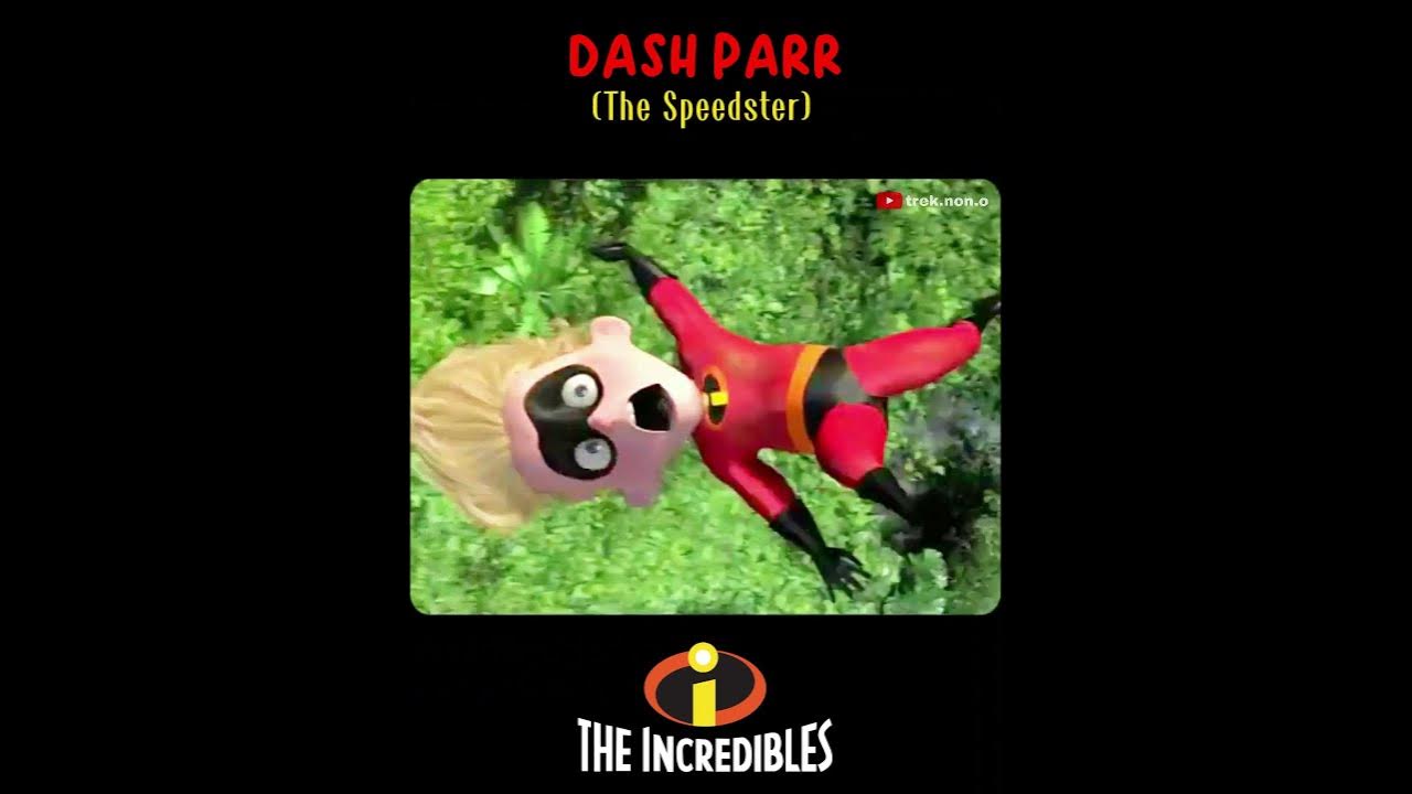 Aksi Dash Yang Kocak Di The Incredibles 2004 Shorts Theincredibles