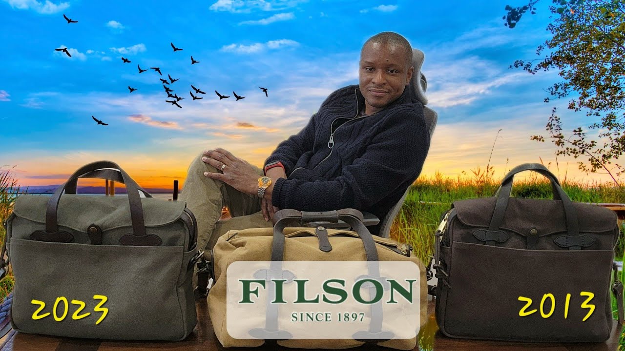 FILSON 256 Briefcase 2023 Reviewed Versus Original 2013 Bag! - YouTube
