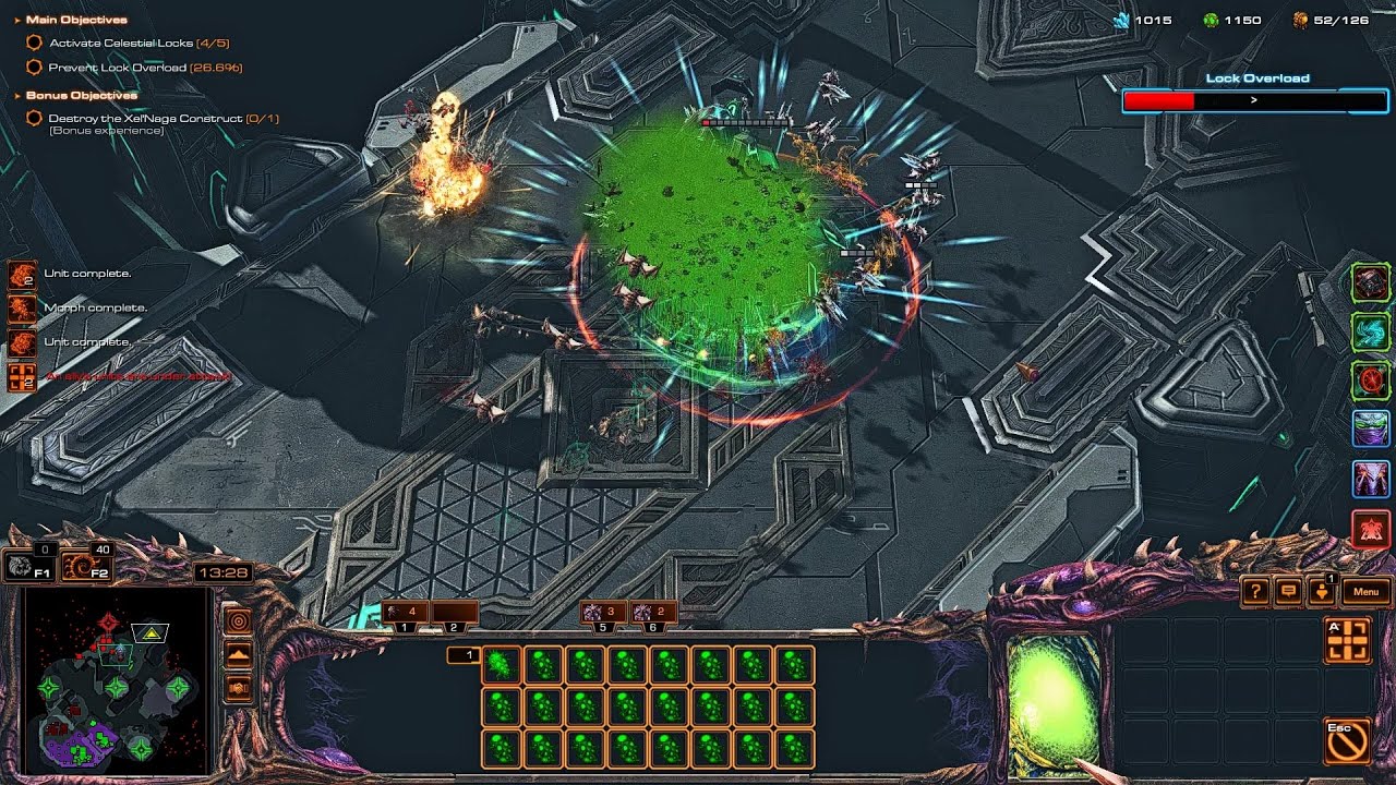 SC2 Co-Op Lock & Load "Time Lock" Zagara GamePlay [Prestige : Scourge ...