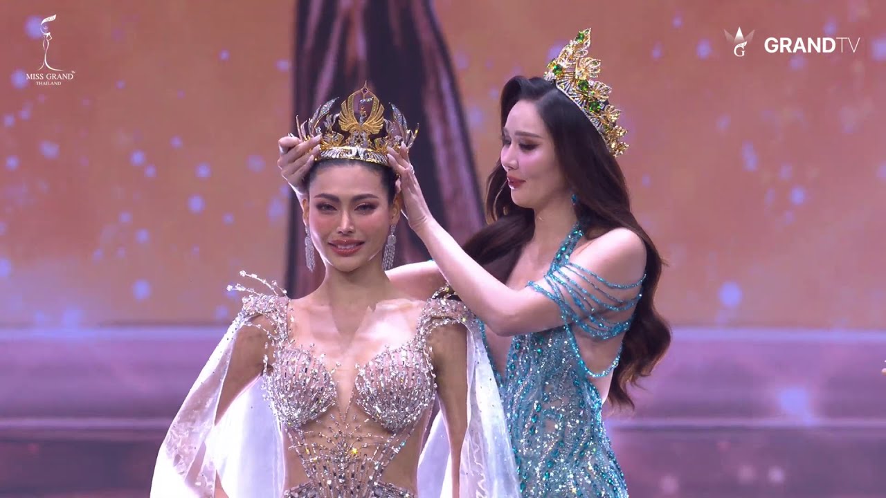 Miss Grand Thailand 2025 Crowning Moment - Saranrat Pueakpipat - YouTube