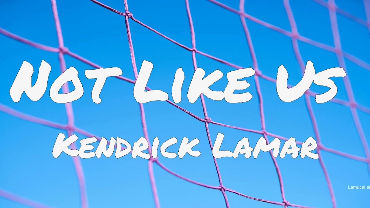 Not Like Us - Kendrick Lamar ( Real-Time Lyrics ) - YouTube